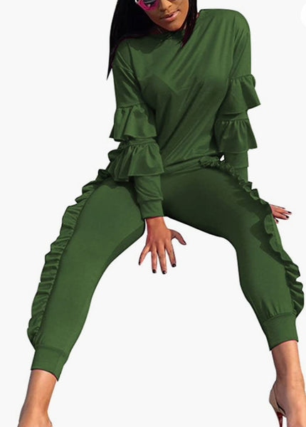 The Weekend Ruffle Set – FlyChicFashions